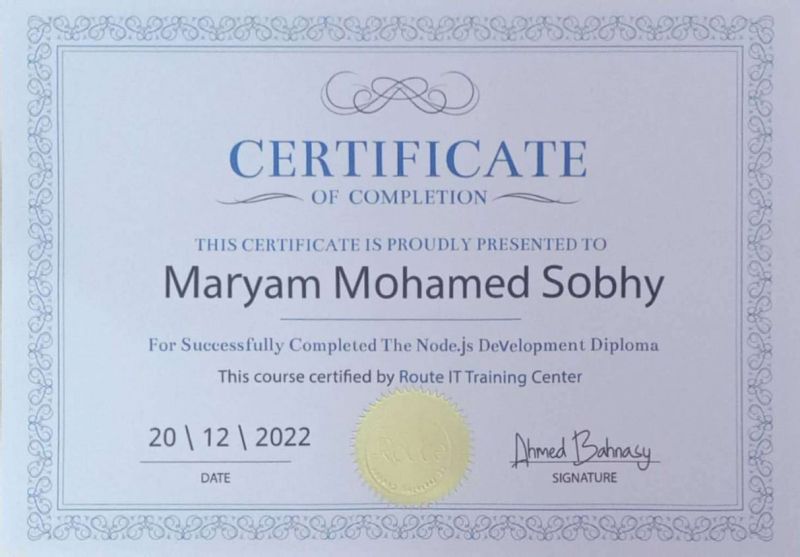 Maryam Mohamed Sobhy on LinkedIn: #backend #nodejs #expressjs #route # ... Maryam Mohamed Sobhy on LinkedIn: #backend #nodejs #expressjs #route # ...