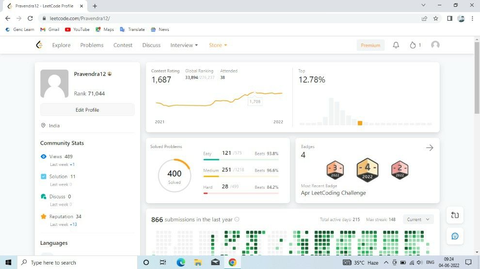 Pravendra Singh on LinkedIn: #dsa #leetcode #competitiveprogramming # ... Pravendra Singh on LinkedIn: #dsa #leetcode #competitiveprogramming # ...