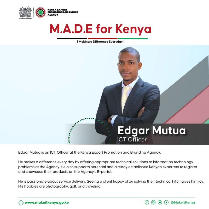 Edgar Ndunda posted on LinkedIn Edgar Ndunda posted on LinkedIn