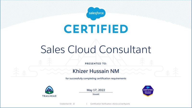 Khizer Hussain on LinkedIn: #salesforcecertified | 12 comments Khizer Hussain on LinkedIn: #salesforcecertified | 12 comments
