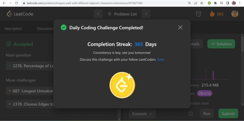 Pawan Agrahari on LinkedIn: #365_days #leetcode #coding #consistency ... Pawan Agrahari on LinkedIn: #365_days #leetcode #coding #consistency ...