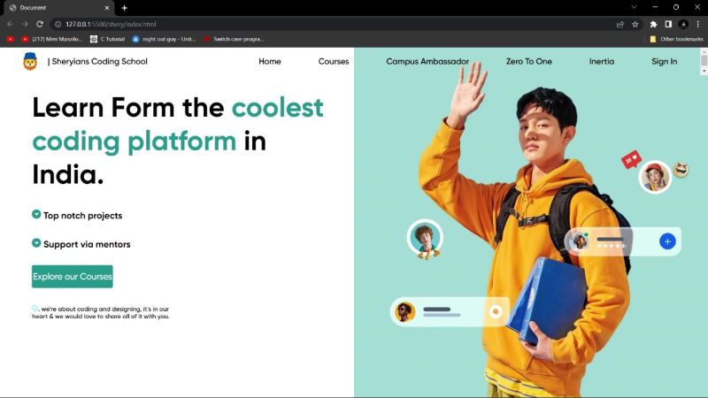 Aaditya Bisen on LinkedIn: #sheryianscodingschool #frontenddevelopment Aaditya Bisen on LinkedIn: #sheryianscodingschool #frontenddevelopment