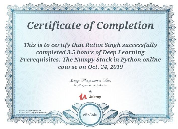 Ratan Singh on LinkedIn: #deeplearning #pythonprogramming #numpy # ... Ratan Singh on LinkedIn: #deeplearning #pythonprogramming #numpy # ...