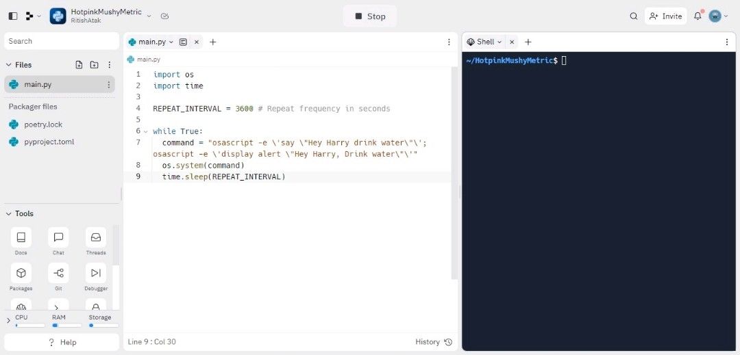 Ritish Atak on LinkedIn: #python #water #pythonprogramminglanguage # ... Ritish Atak on LinkedIn: #python #water #pythonprogramminglanguage # ...
