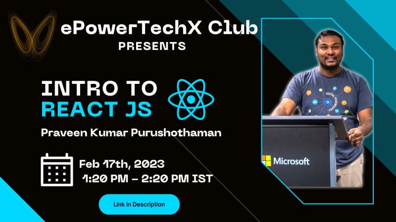 Praveen Kumar Purushothaman on LinkedIn: #webinar #reactjs #react #app ... Praveen Kumar Purushothaman on LinkedIn: #webinar #reactjs #react #app ...