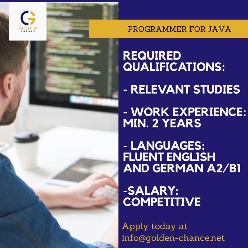 Golden Chance on LinkedIn: #agjensipunesimi #goldenchance #javajobs # ... Golden Chance on LinkedIn: #agjensipunesimi #goldenchance #javajobs # ...
