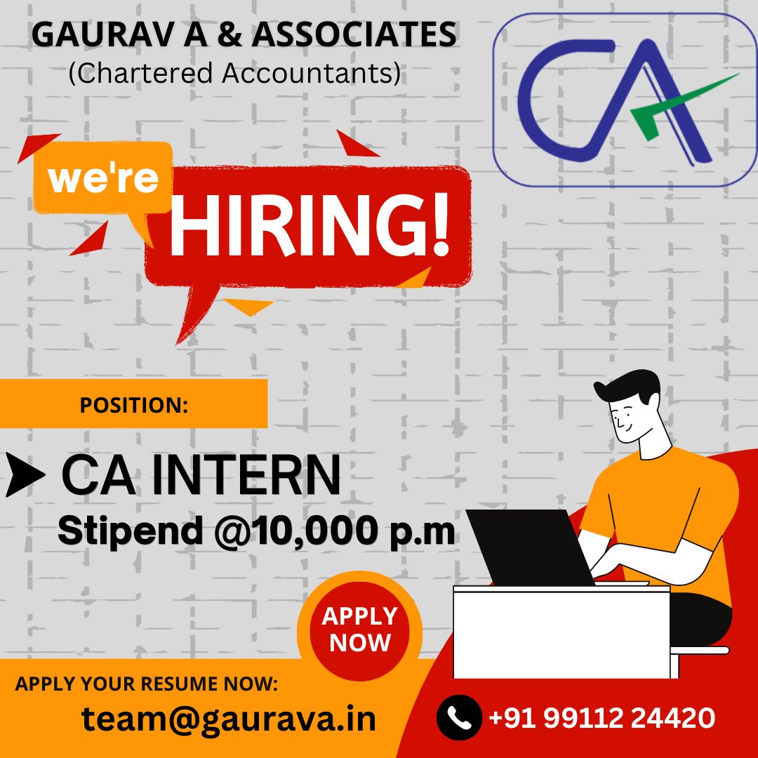 CA Gaurav Aggarwal on LinkedIn: #hiring #ca #opportunity #opportunity # ... CA Gaurav Aggarwal on LinkedIn: #hiring #ca #opportunity #opportunity # ...