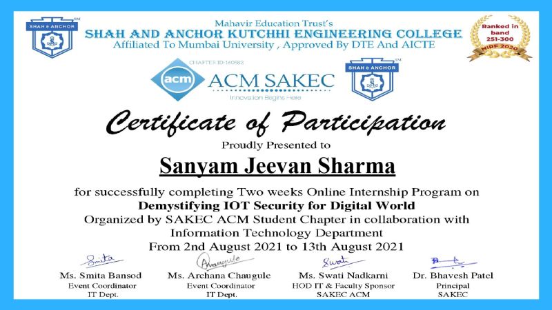 SANYAM SHARMA on LinkedIn: #iot #internship #oppurtunities #digital # ... SANYAM SHARMA on LinkedIn: #iot #internship #oppurtunities #digital # ...
