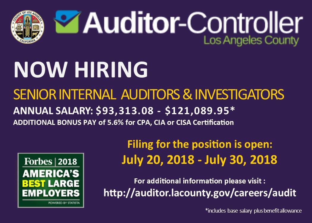 Auditor-Controller County of Los Angeles posted on LinkedIn Auditor-Controller County of Los Angeles posted on LinkedIn