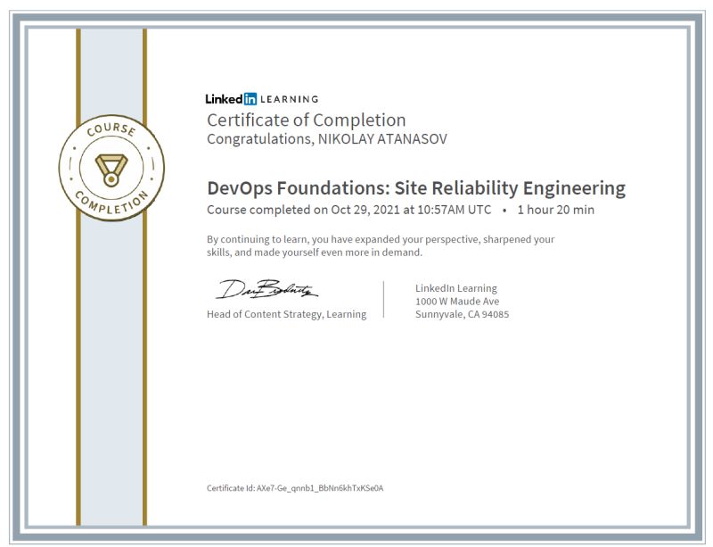 Nikolay Atanasov on LinkedIn: #sitereliabilityengineering Nikolay Atanasov on LinkedIn: #sitereliabilityengineering