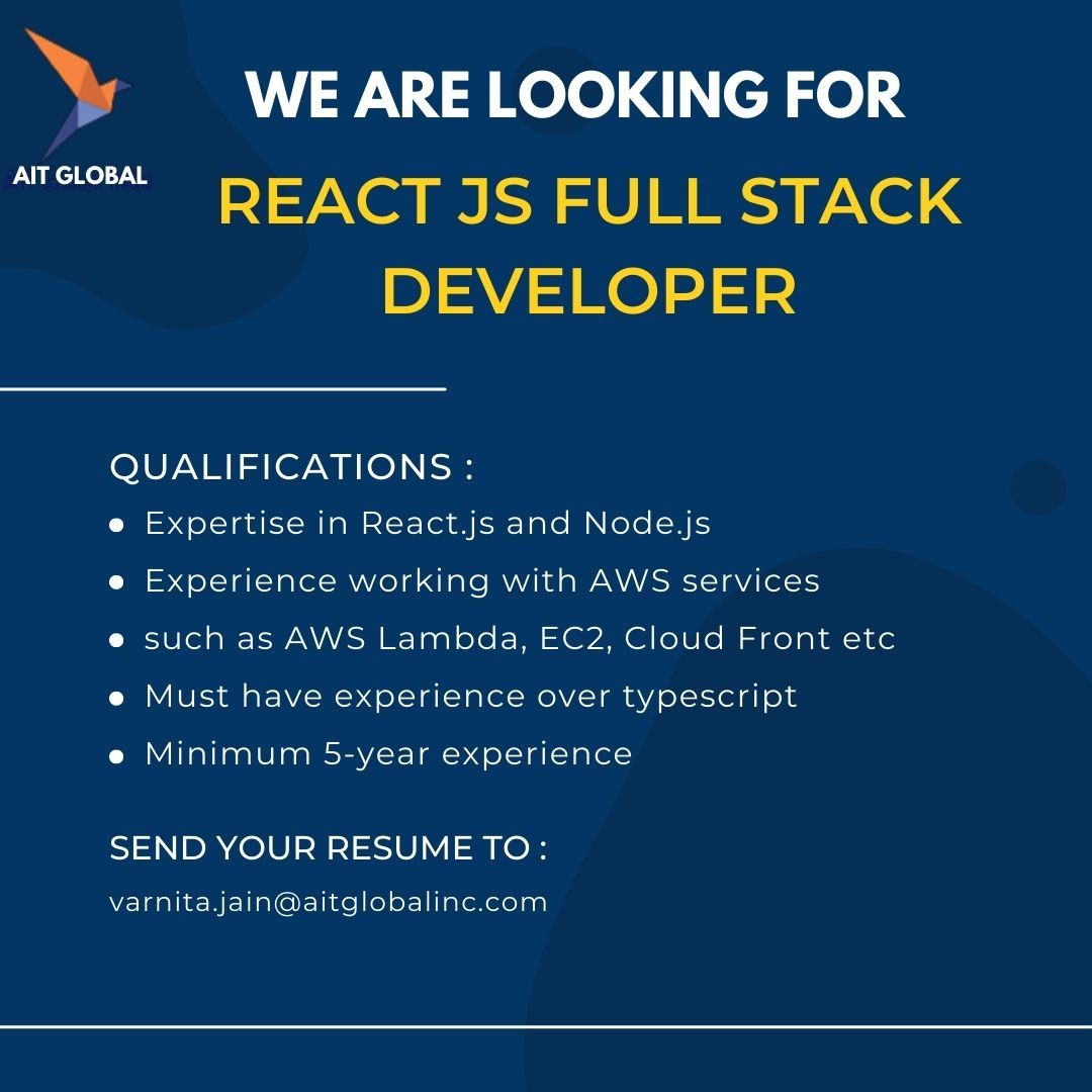 Varnita Jain on LinkedIn: #hiring #immediatejoiner #nodejs #reactjs # ... Varnita Jain on LinkedIn: #hiring #immediatejoiner #nodejs #reactjs # ...