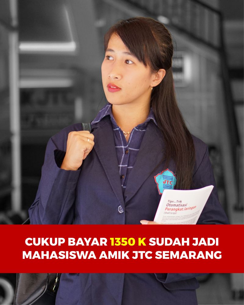 AMIK JTC SEMARANG on LinkedIn: #kuliah #pmb2021 #kuliahkelaskaryawan AMIK JTC SEMARANG on LinkedIn: #kuliah #pmb2021 #kuliahkelaskaryawan