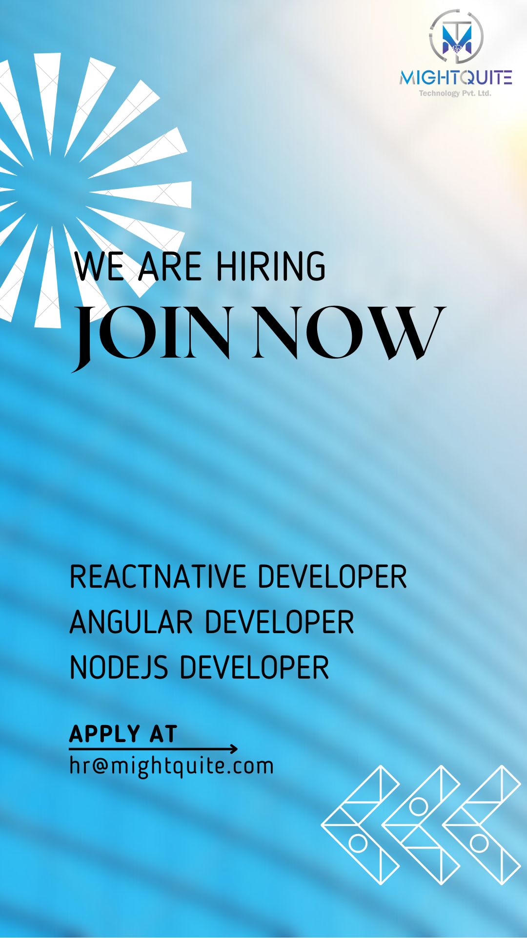 Anjali Mishra on LinkedIn: #applynow #hiringalert #nodejs #reactjs # ... Anjali Mishra on LinkedIn: #applynow #hiringalert #nodejs #reactjs # ...