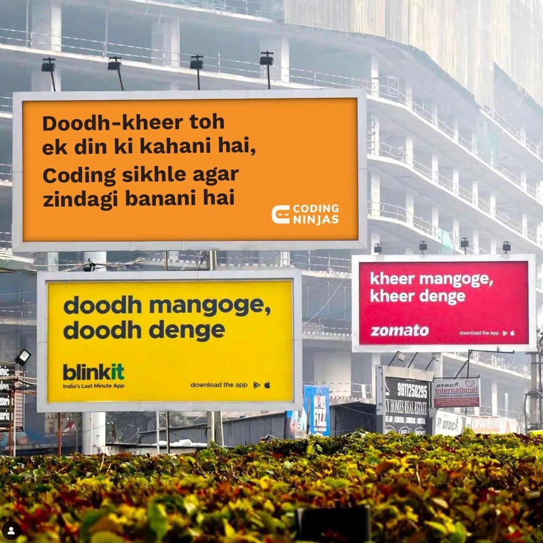 Coding Ninjas on LinkedIn: #codingninjas #billboardadvertising #zomato ... Coding Ninjas on LinkedIn: #codingninjas #billboardadvertising #zomato ...