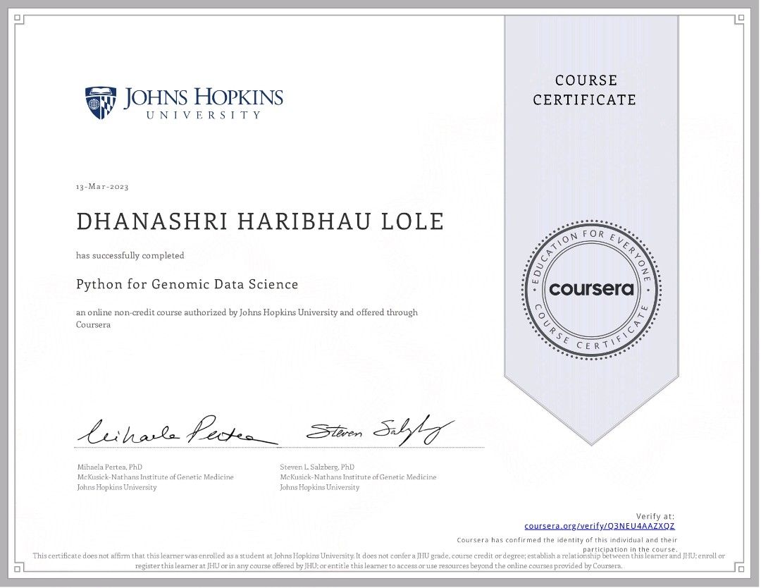 Dhanashri Lole on LinkedIn: Just completed the course Dhanashri Lole on LinkedIn: Just completed the course
