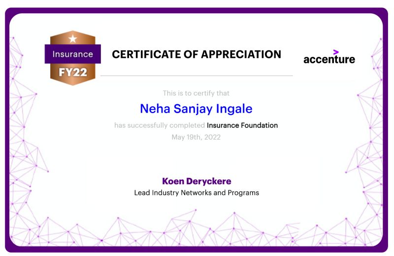 Neha Sanjay Ingale on LinkedIn: #opportunities #insurance #share #accenture Neha Sanjay Ingale on LinkedIn: #opportunities #insurance #share #accenture