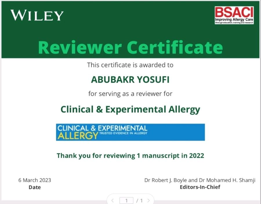 Abubakr Yosufi on LinkedIn: Wiley thank your for the certificate! Abubakr Yosufi on LinkedIn: Wiley thank your for the certificate!