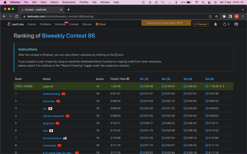 Ayush Kaushik on LinkedIn: Leetcode Biweekly Contest 86 Problem 1 ... Ayush Kaushik on LinkedIn: Leetcode Biweekly Contest 86 Problem 1 ...