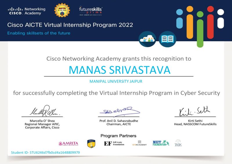 Manas Srivastava on LinkedIn: #python #networking #cybersecurity Manas Srivastava on LinkedIn: #python #networking #cybersecurity