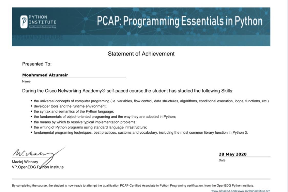 Mohammed F. Alzumair on LinkedIn: #python #pythonprogramming #python3 # ... Mohammed F. Alzumair on LinkedIn: #python #pythonprogramming #python3 # ...