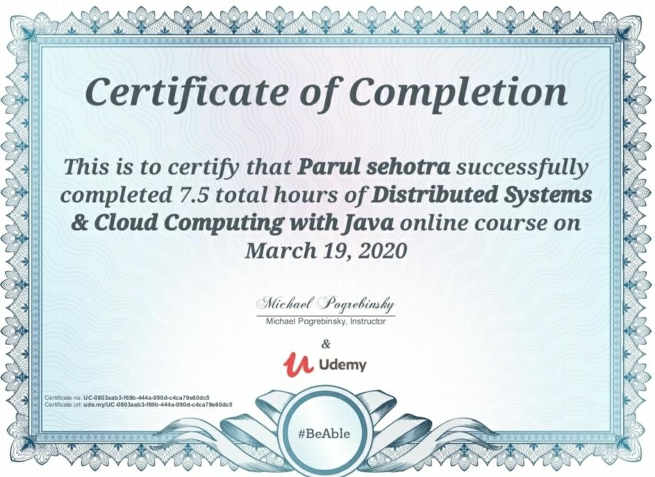 Parul Sehotra on LinkedIn: #distributed #completed Parul Sehotra on LinkedIn: #distributed #completed