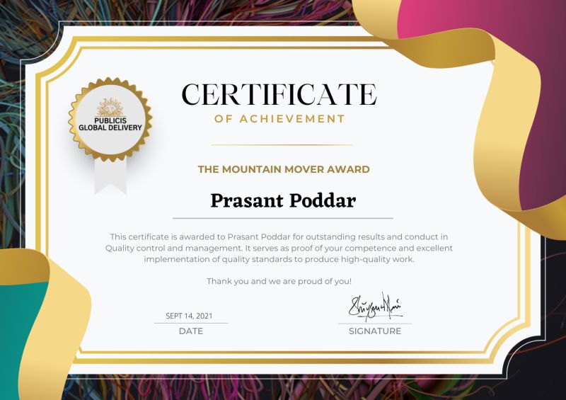 Prasant Poddar on LinkedIn: #appreciation #achivement #publicis # ... Prasant Poddar on LinkedIn: #appreciation #achivement #publicis # ...