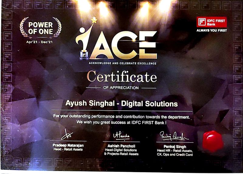 Ayush Singhal on LinkedIn: #idfcfirstbank #digitalsolutions | 30 comments Ayush Singhal on LinkedIn: #idfcfirstbank #digitalsolutions | 30 comments
