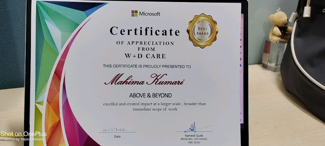 Mahima kumari on LinkedIn: #wipro #micorsoft | 14 comments Mahima kumari on LinkedIn: #wipro #micorsoft | 14 comments