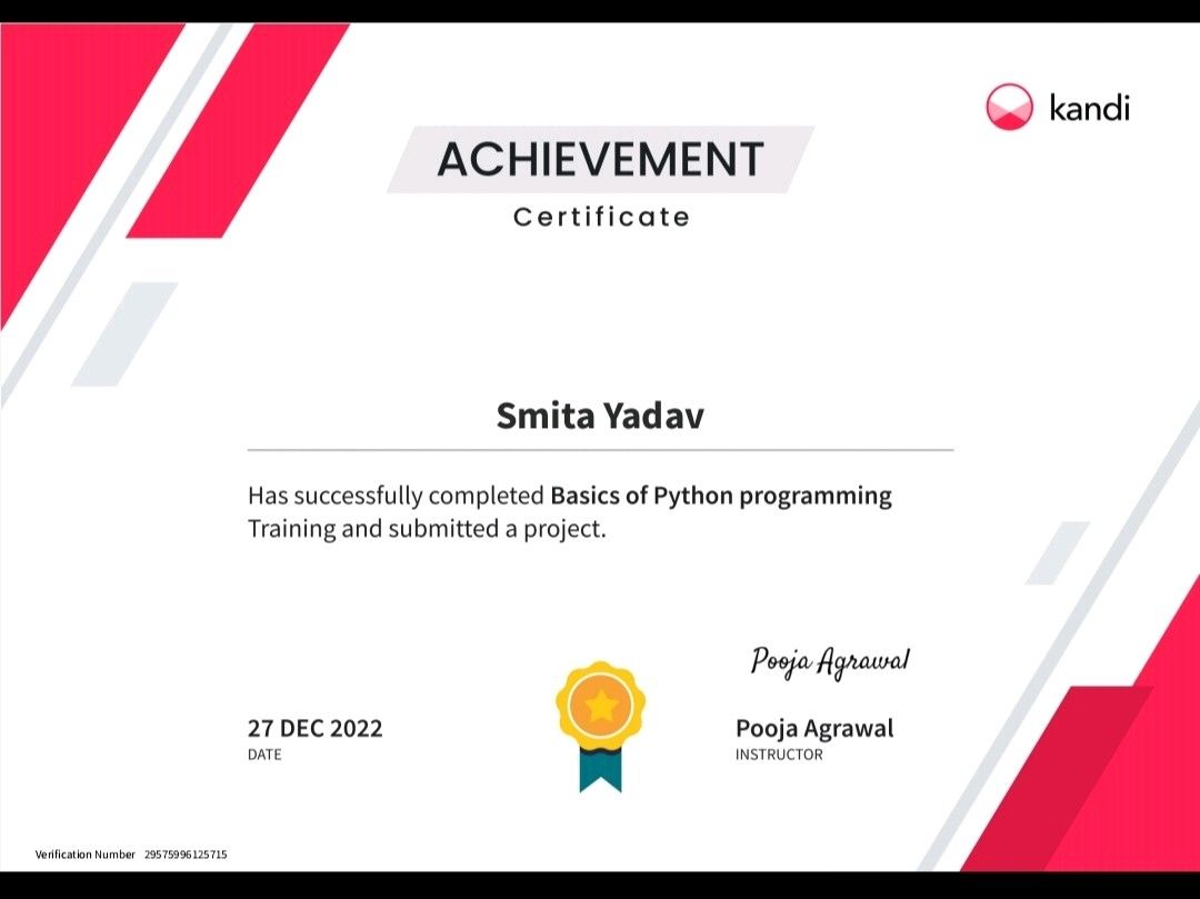 Smita Yadav on LinkedIn: #python #programming Smita Yadav on LinkedIn: #python #programming
