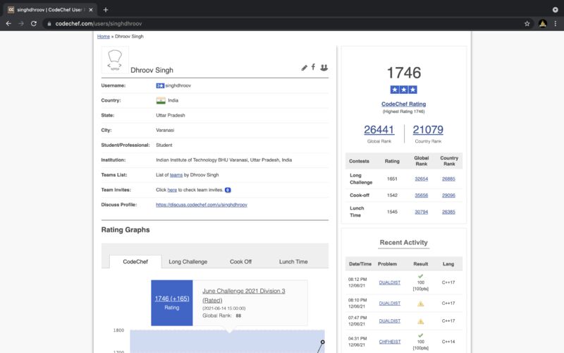 Dhroov Singh on LinkedIn: #codechef #cpp Dhroov Singh on LinkedIn: #codechef #cpp
