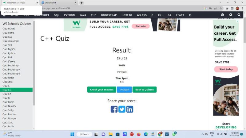 THANGAVEL A on LinkedIn: #connections #w3schools #skcet #cpp # ... THANGAVEL A on LinkedIn: #connections #w3schools #skcet #cpp # ...