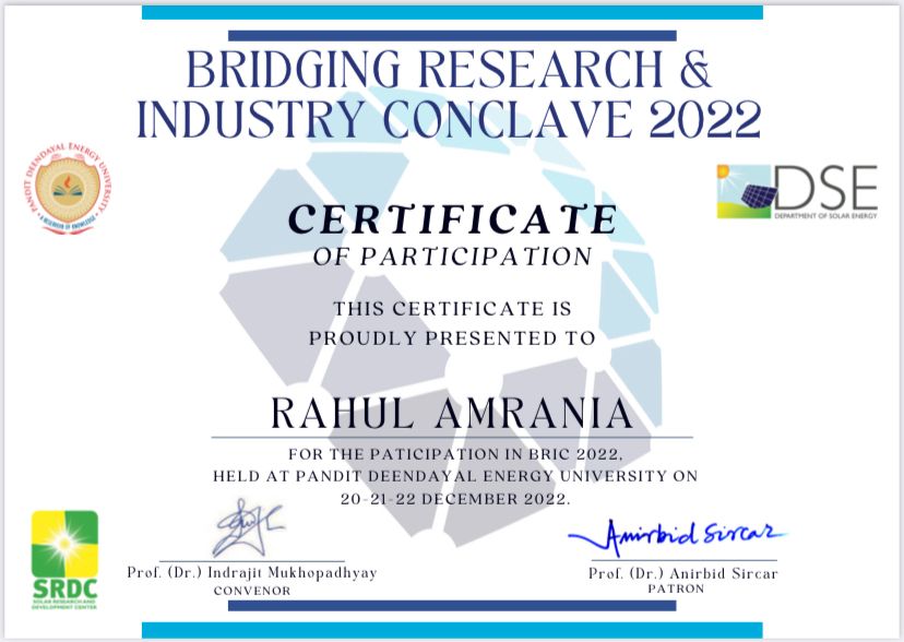 Rahul Amrania on LinkedIn: Hello Connections :) I'm glad to share that ... Rahul Amrania on LinkedIn: Hello Connections :) I'm glad to share that ...