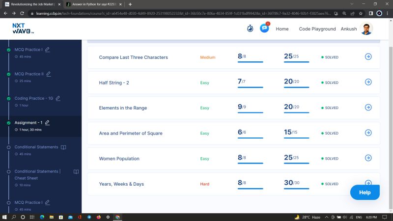 Ankush Yadav on LinkedIn: #nxtwave #codingpractices #ccbp #nxtwave # ... Ankush Yadav on LinkedIn: #nxtwave #codingpractices #ccbp #nxtwave # ...