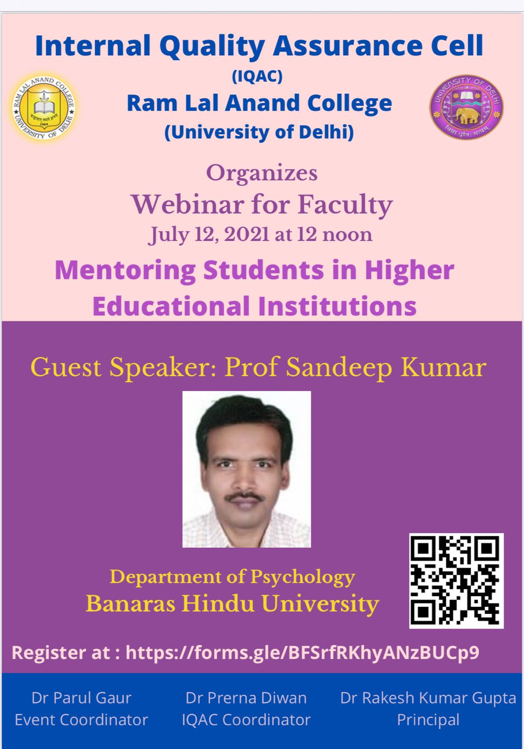 Prof. Sandeep Kumar on LinkedIn: #highereducation #mentoring Prof. Sandeep Kumar on LinkedIn: #highereducation #mentoring