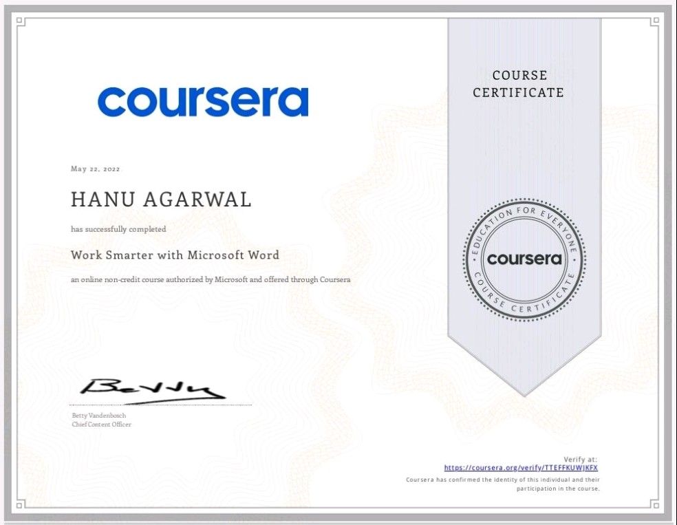 Hanu Agarwal on LinkedIn: Certificate of completion! 😊 | 14 comments Hanu Agarwal on LinkedIn: Certificate of completion! 😊 | 14 comments
