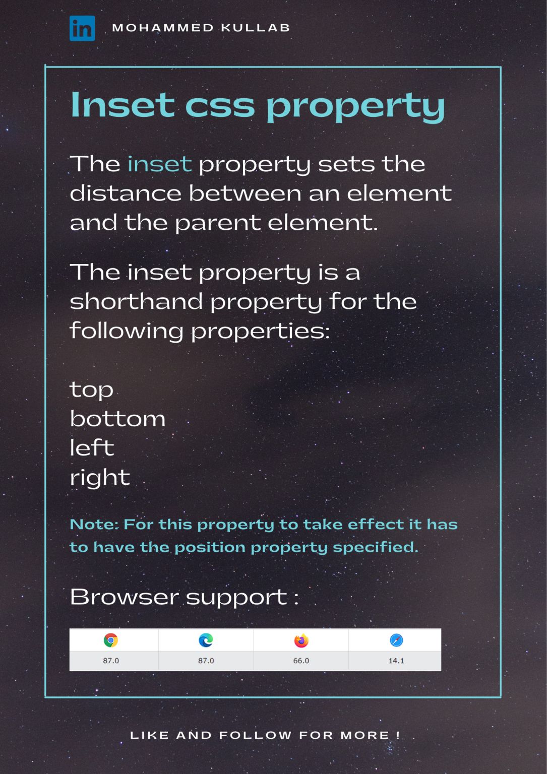 MOHAMMED KULLAB on LinkedIn: #css #property MOHAMMED KULLAB on LinkedIn: #css #property