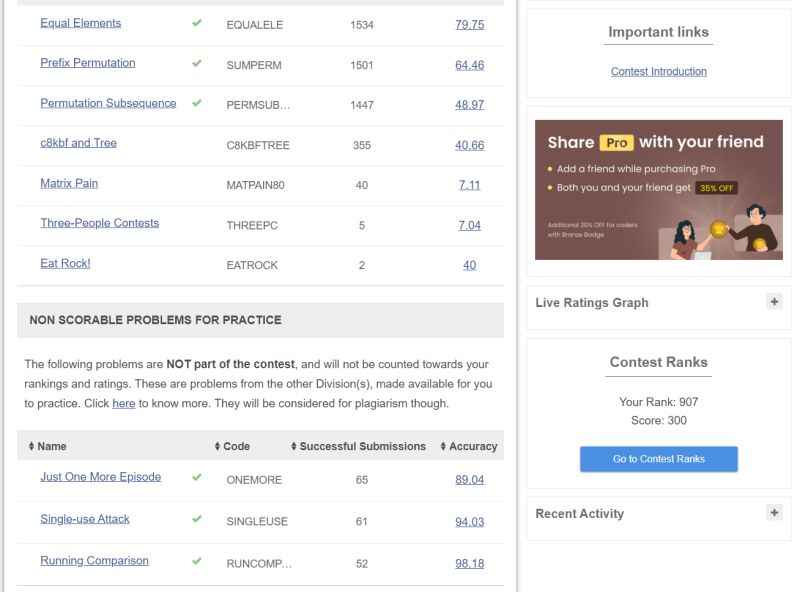 Avinash Agrawal on LinkedIn: #codechef #coding Avinash Agrawal on LinkedIn: #codechef #coding