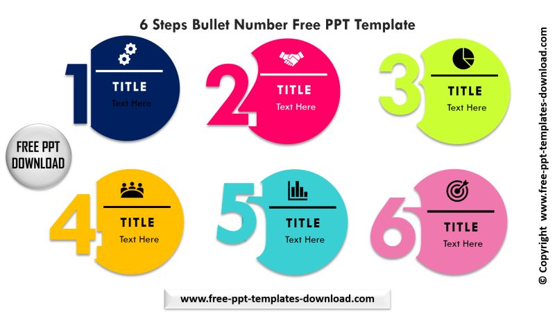 Free PPT Templates Download on LinkedIn: 6 Steps Bullet Number Free PPT ... Free PPT Templates Download on LinkedIn: 6 Steps Bullet Number Free PPT ...