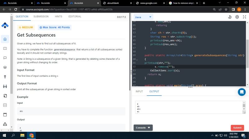 Nomaan Ahmad on LinkedIn: #acciojob #day35 #coding #arrays # ... Nomaan Ahmad on LinkedIn: #acciojob #day35 #coding #arrays # ...