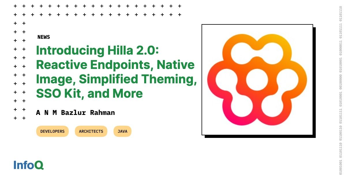 InfoQ on LinkedIn: #hilla #springboot #java #jakartaee #infoq InfoQ on LinkedIn: #hilla #springboot #java #jakartaee #infoq