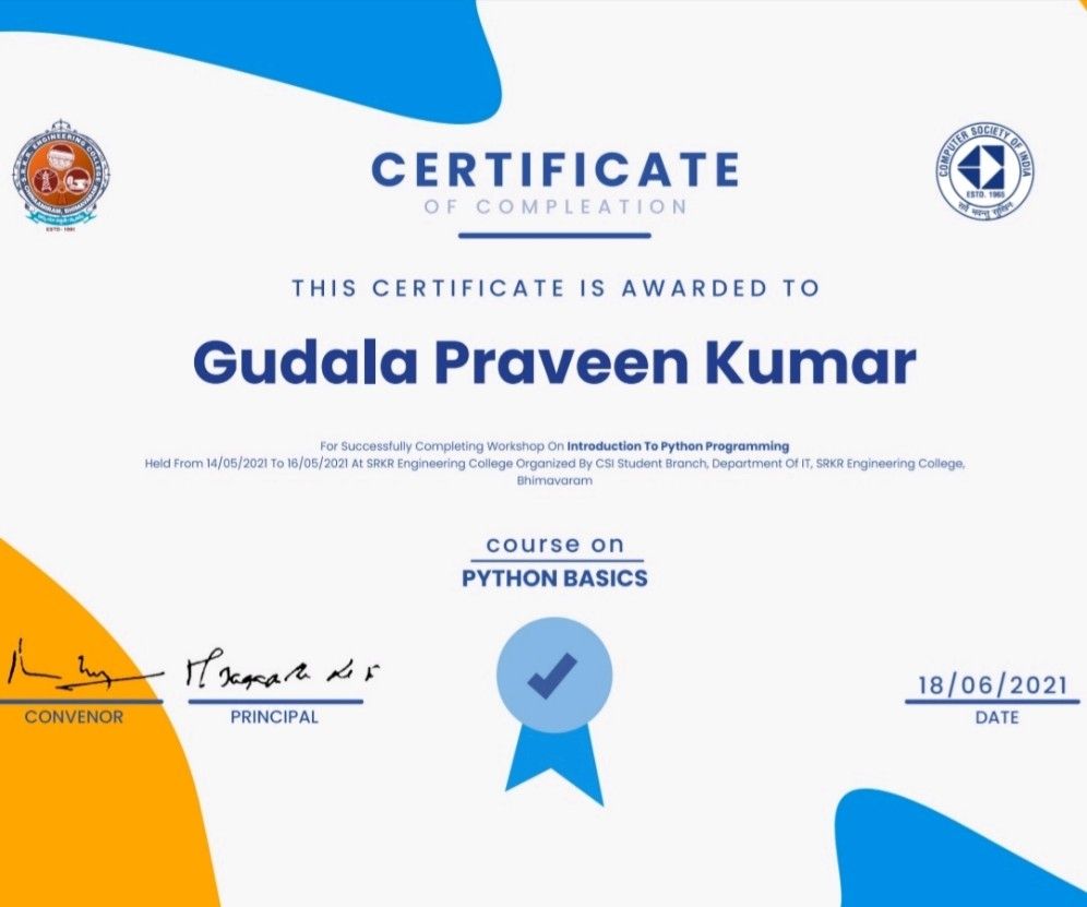 Praveen Kumar Gudala on LinkedIn: #python Praveen Kumar Gudala on LinkedIn: #python