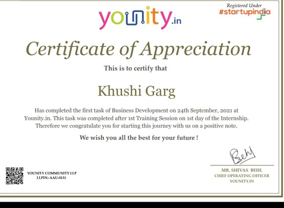 khushi garg posted on LinkedIn khushi garg posted on LinkedIn