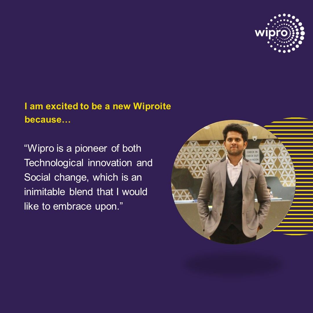 Sathwik Kanukuntla on LinkedIn: #onewipro #newwiproite #consulting ... Sathwik Kanukuntla on LinkedIn: #onewipro #newwiproite #consulting ...