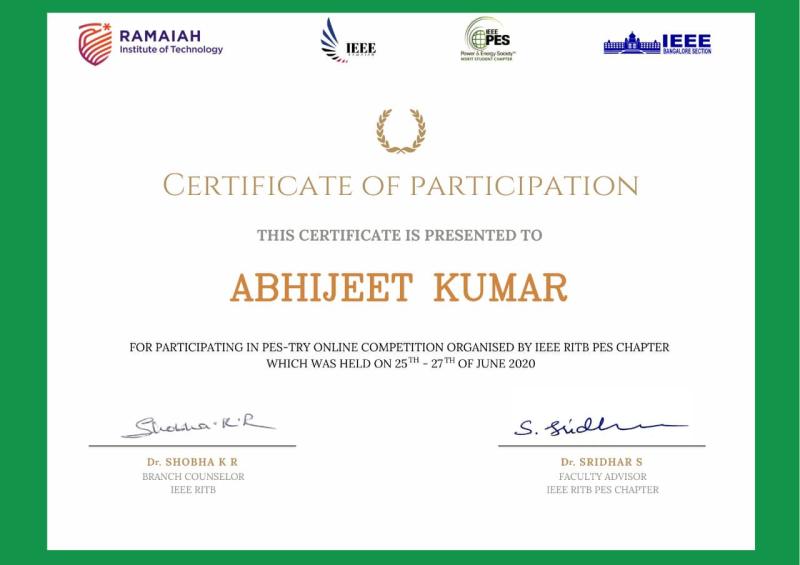 Abhijeet Kumar on LinkedIn: #ieeepes Abhijeet Kumar on LinkedIn: #ieeepes