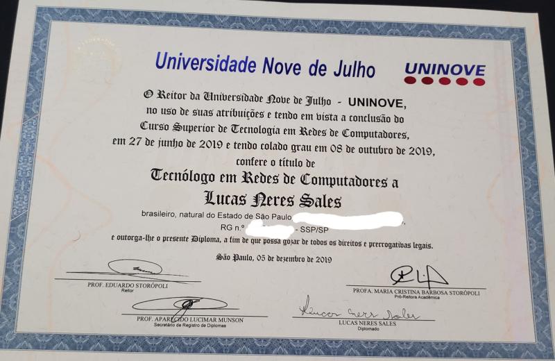 Lucas Neres Sales no LinkedIn: Diploma em mãos. Primeiro de muitos que ... Lucas Neres Sales no LinkedIn: Diploma em mãos. Primeiro de muitos que ...