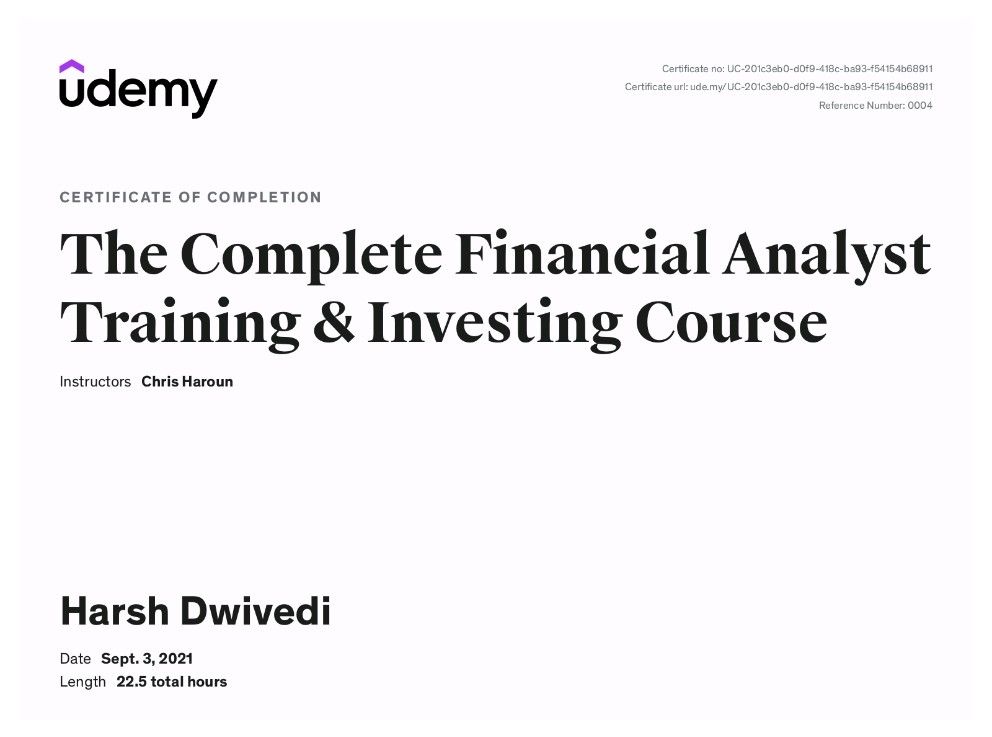Harsh Dwivedi on LinkedIn: #udemycourse #done Harsh Dwivedi on LinkedIn: #udemycourse #done