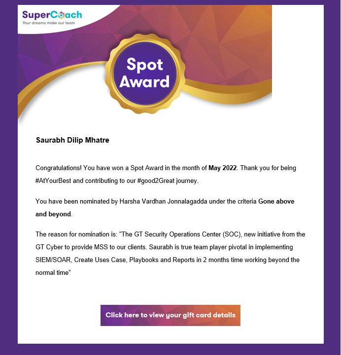 Saurabh Mhatre on LinkedIn: I am delighted to share that i have ... Saurabh Mhatre on LinkedIn: I am delighted to share that i have ...