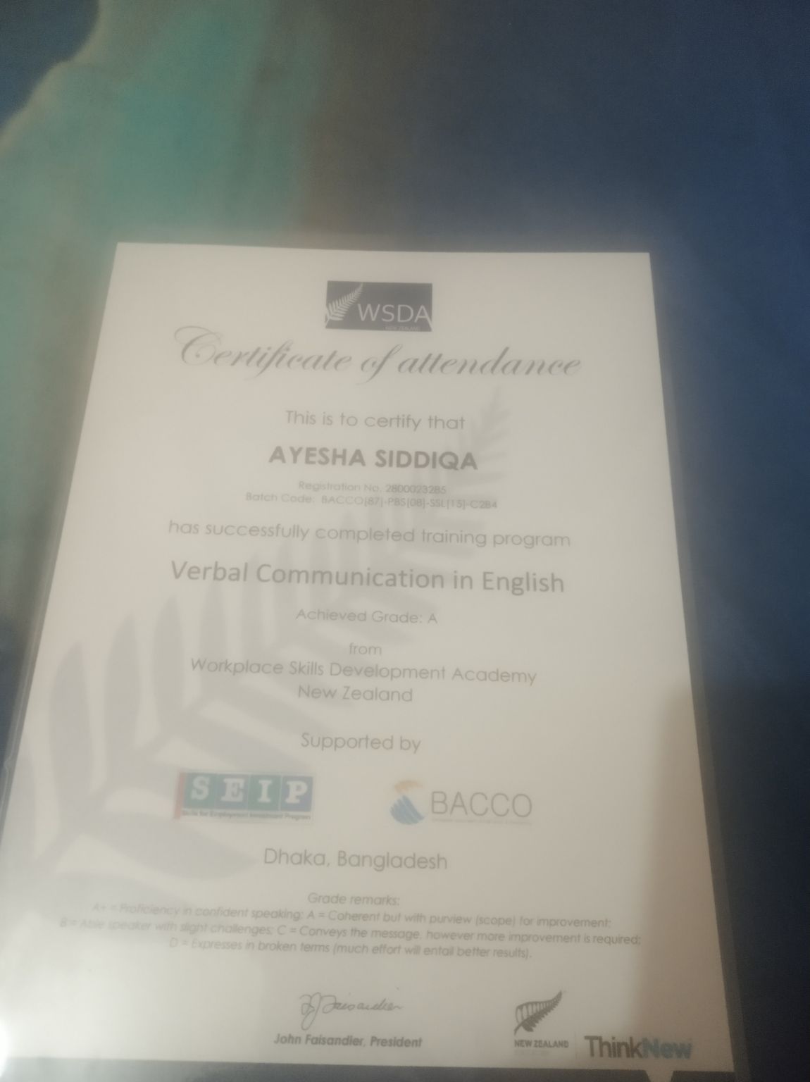 Ayesha Siddiqa on LinkedIn: I have achieved my goal by SSL training ... Ayesha Siddiqa on LinkedIn: I have achieved my goal by SSL training ...