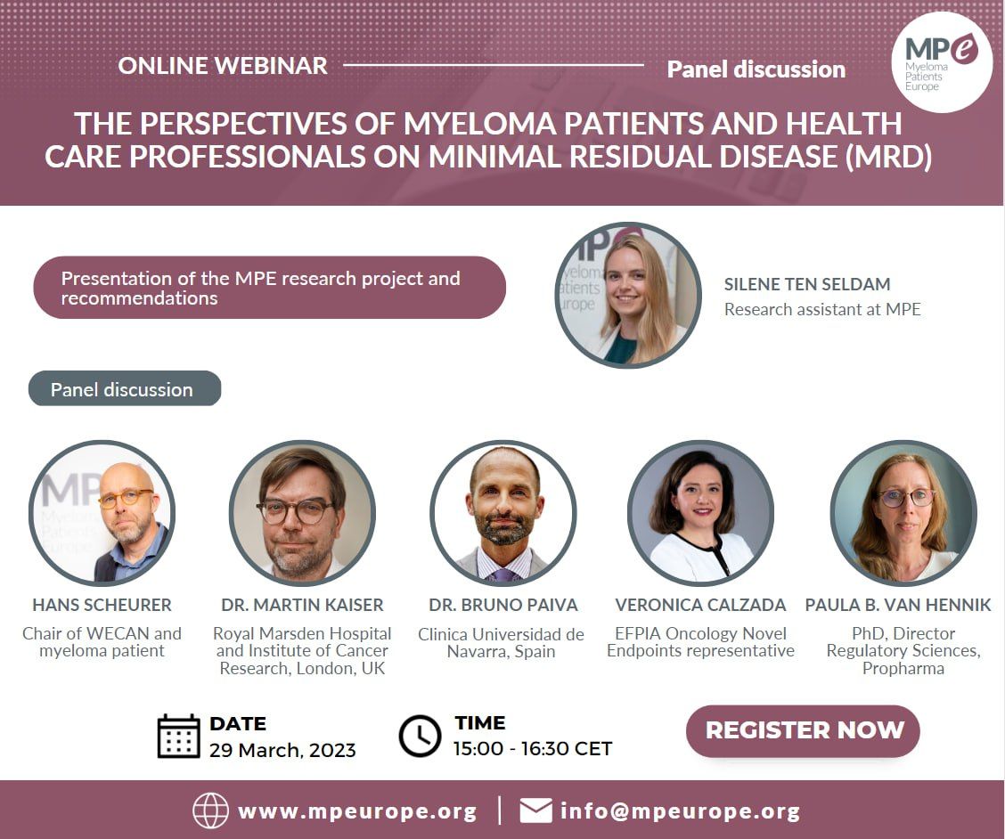 Myeloma Patients Europe (MPE) on LinkedIn: During Myeloma Awareness ... Myeloma Patients Europe (MPE) on LinkedIn: During Myeloma Awareness ...