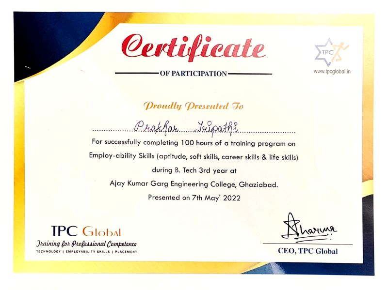 Prakhar Tripathi posted on LinkedIn Prakhar Tripathi posted on LinkedIn